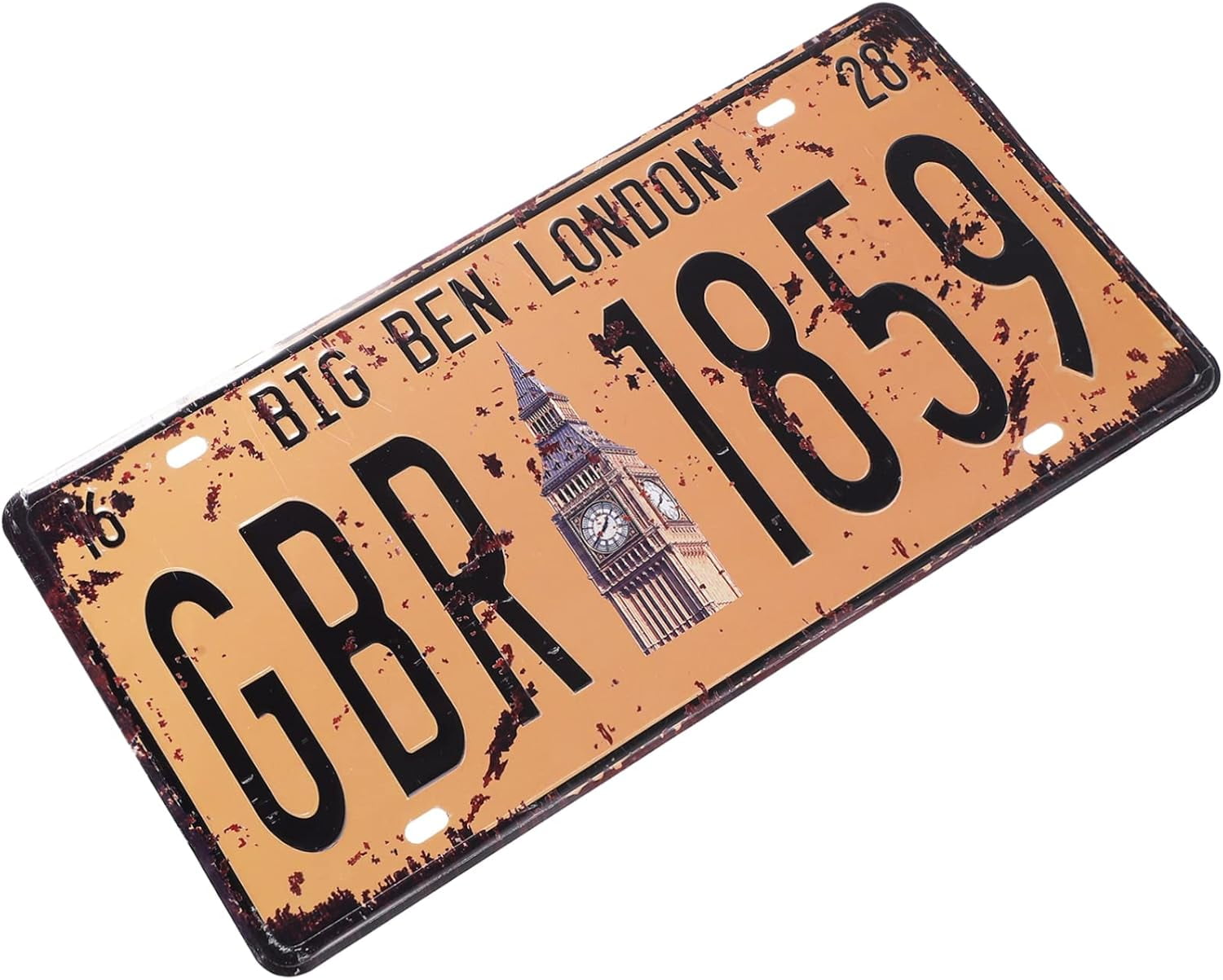 License Plate Tin Painting Vintage Coffee Poster Decorative Painting ...