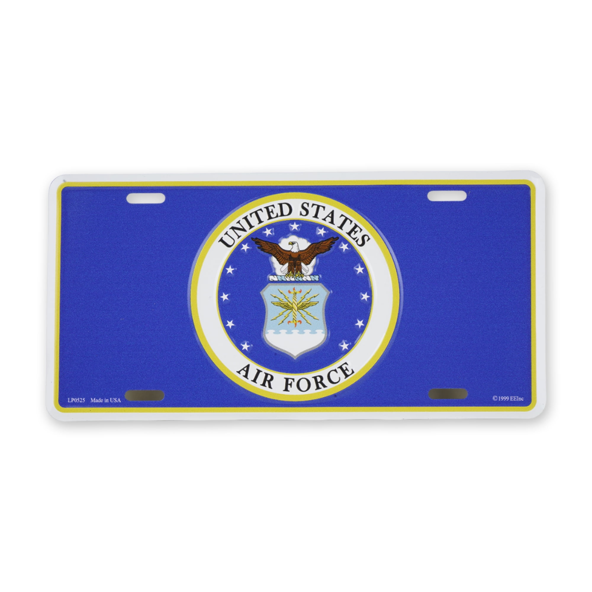 License Plate with United States Air Force (USAF) Logo | Standard Size ...
