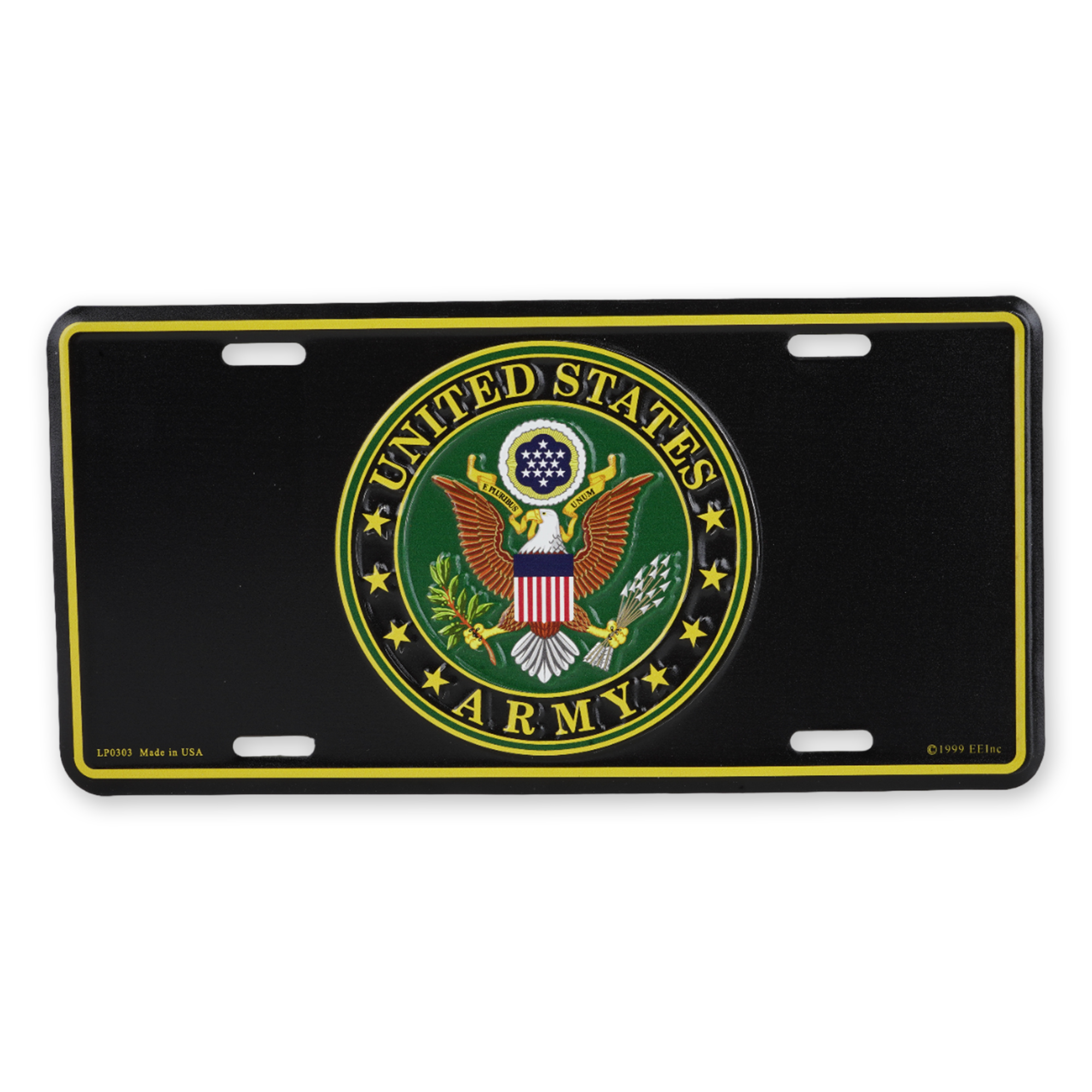 License Plate with United States Army Logo | Standard Size 6" x 12 ...