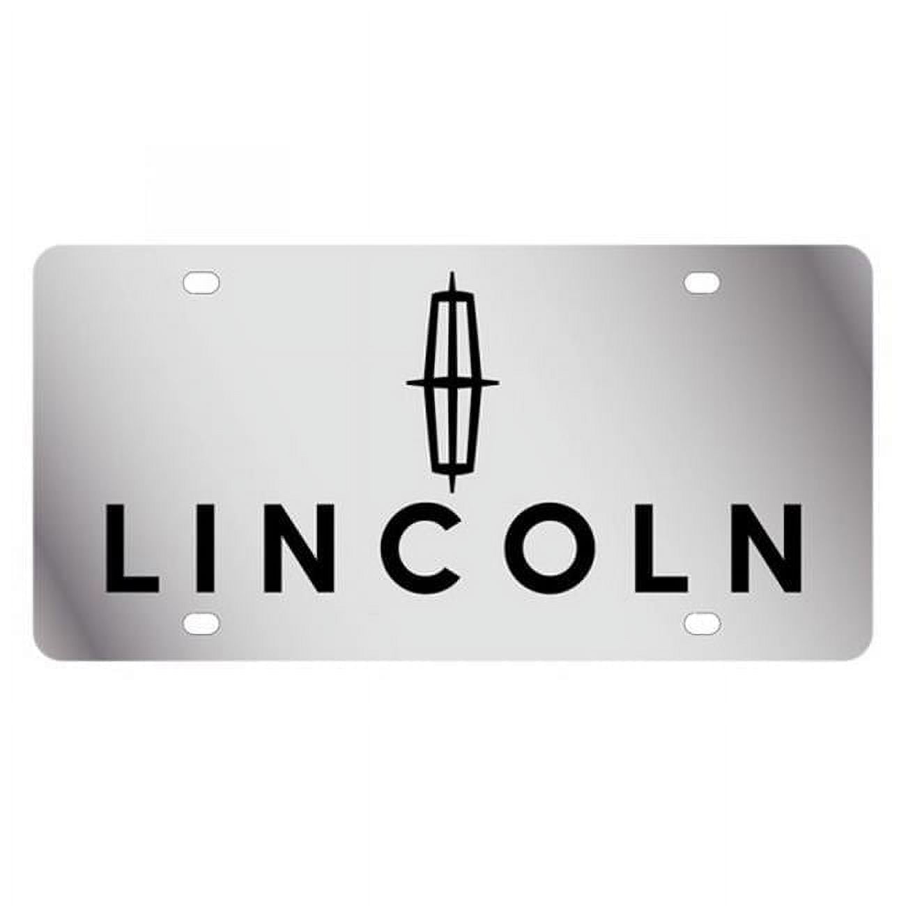License Plate with Black Lincoln Logo & Emblem - Walmart.com