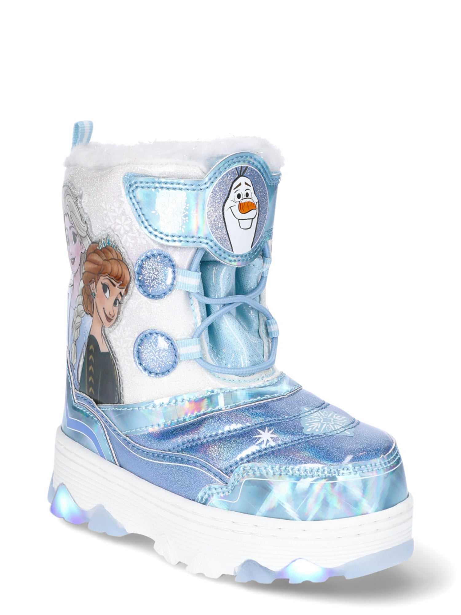 Disney Toddler Girls Frozen Light Up Snow Boots, Sizes 7-12 - Walmart.com