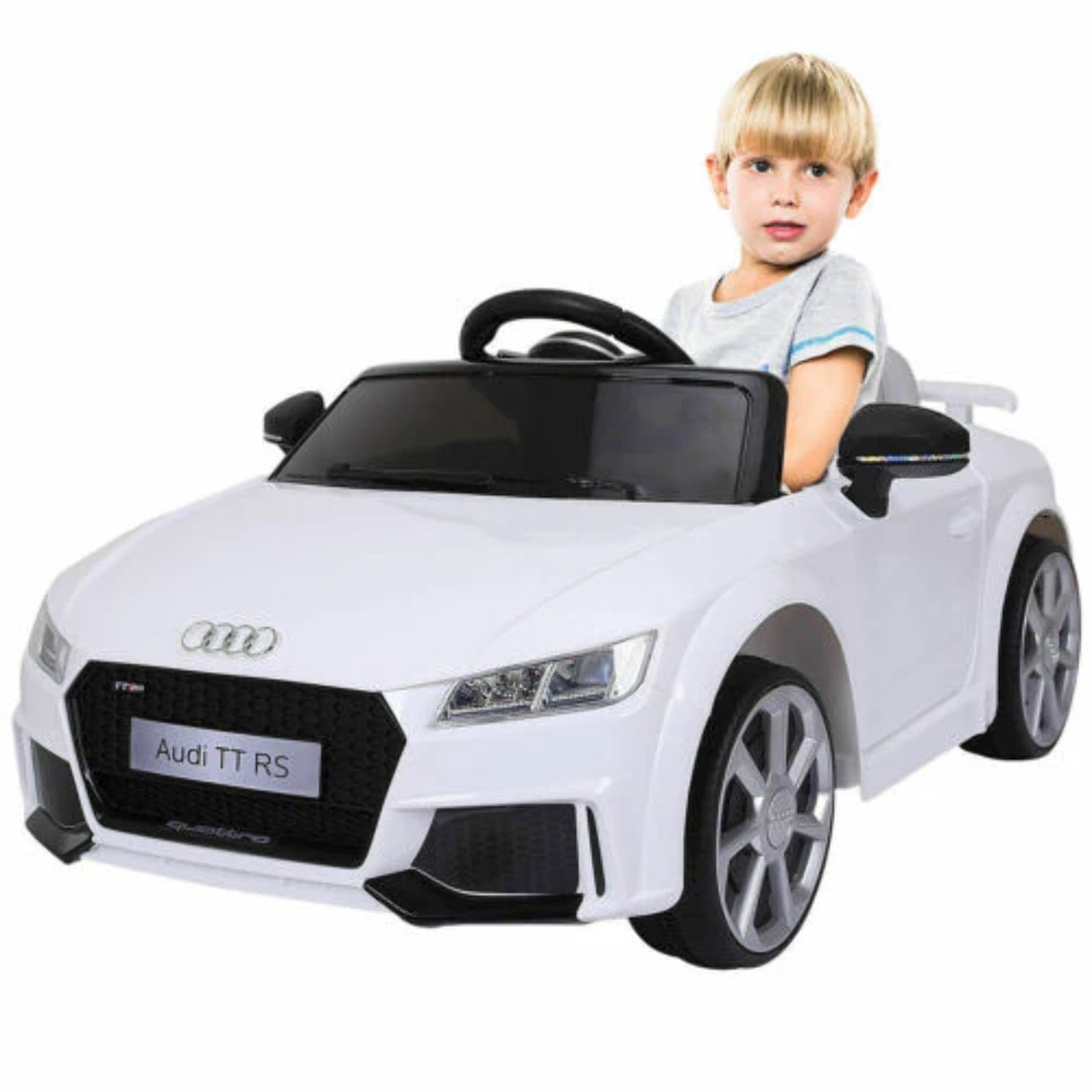 Licensed 12V Audi TT RS Remote Control Electric Ride-On Car for Kids ...