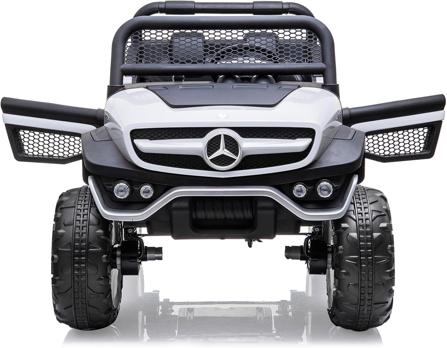 Licensed 24V Mercedes-Benz Ride-On Truck for Kids, 2-Seater Electric ...