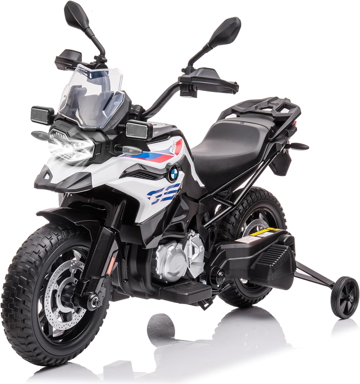 Licensed BMW Kids Ride On Motorcycle, 12V Battery Powered Electric Toys Kids Motorcycle with LED ...