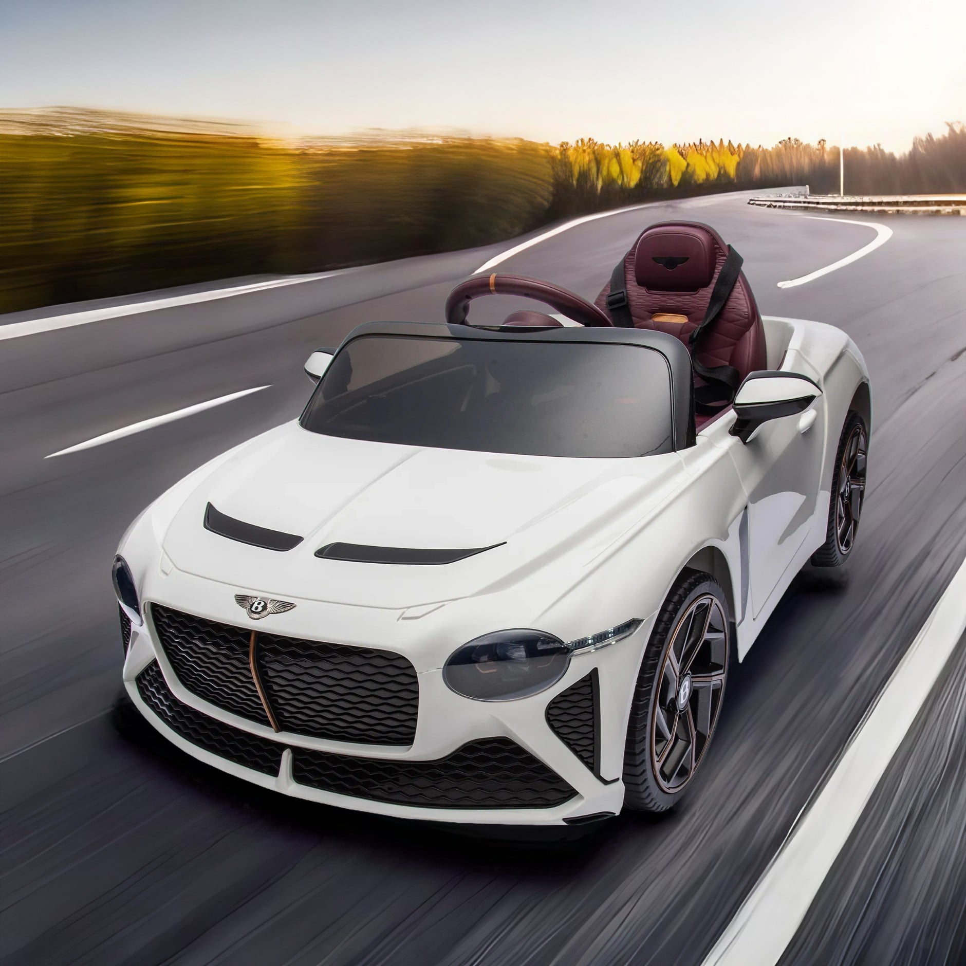 Licensed Bentley Mulsanne,12V7A Kids ride on car 2.4G W/Parents Remote ...