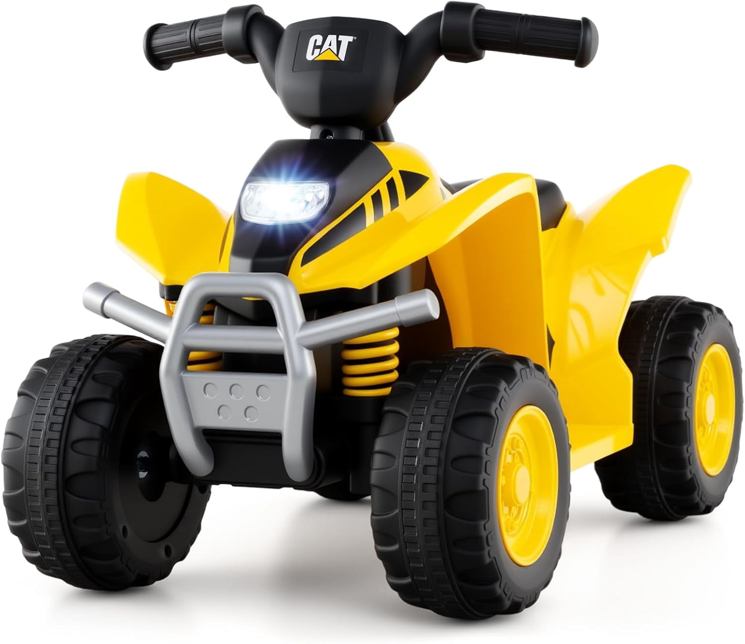 Licensed Caterpillar Kids ATV by OLAKIDS, 6V 4 Wheeler Battery Powered ...