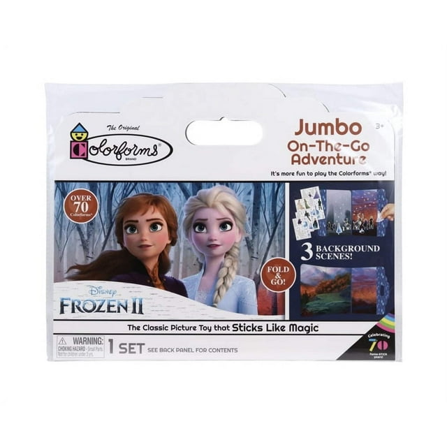 Licensed Character Colorforms Jumbo On-the-Go Adventure Set 10x12 in ...