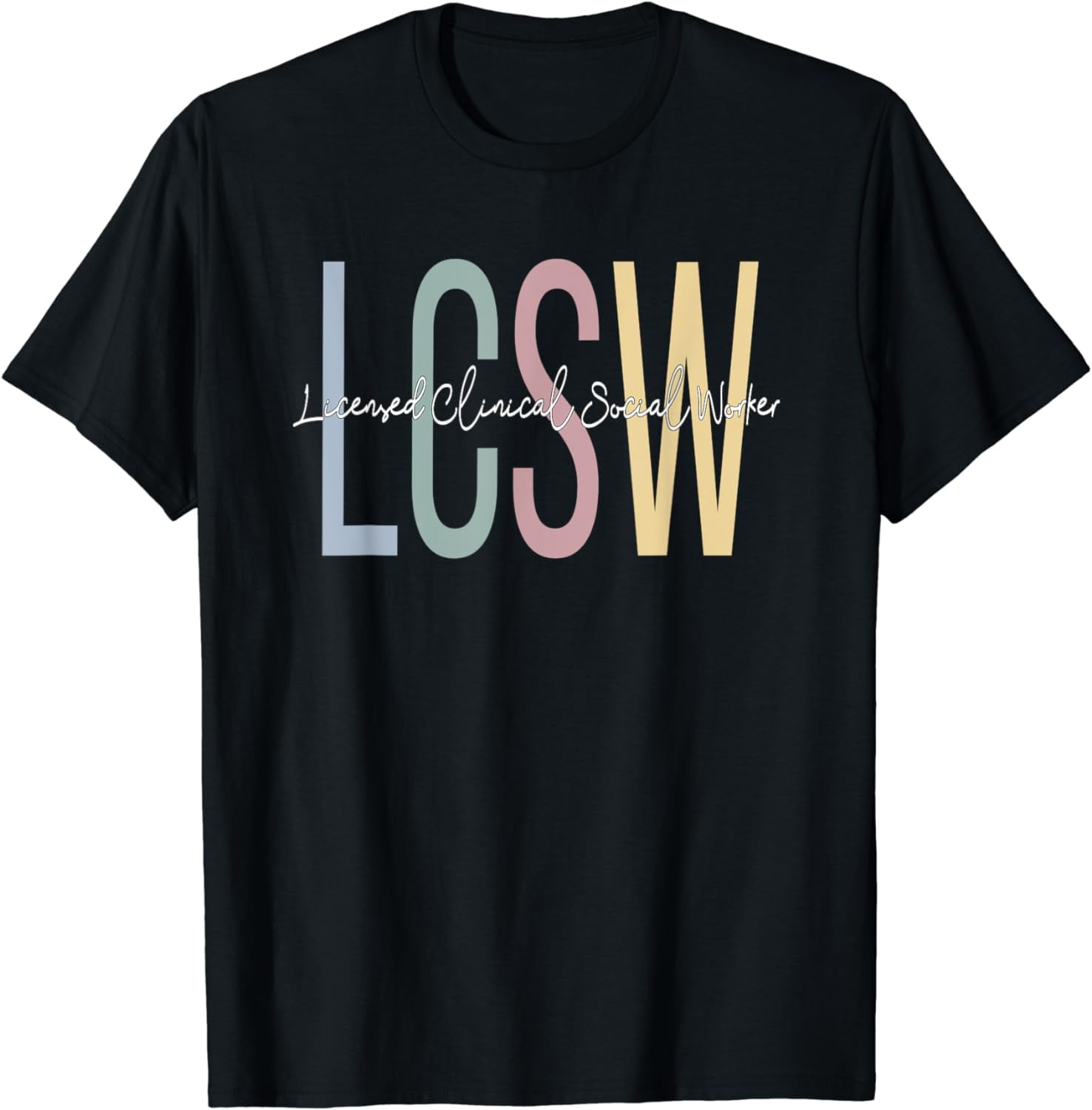 Licensed Clinical Social Worker Boho LCSW T-Shirt - Walmart.com