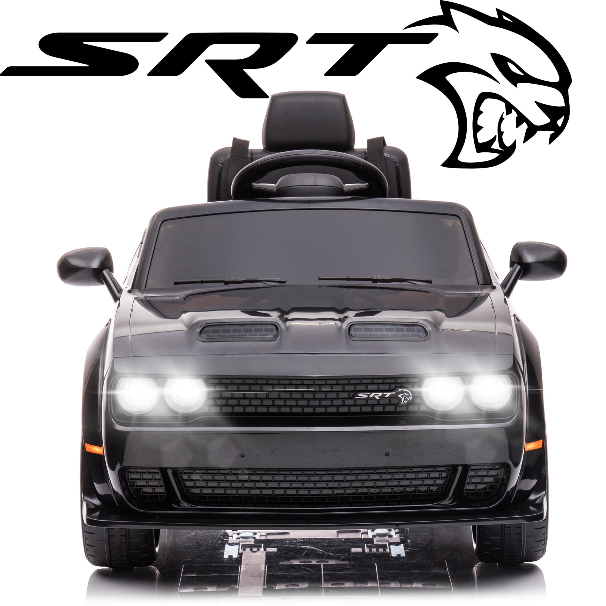 Licensed Dodge Challenger SRT Ride on Car, Electric Ride on Toy with ...