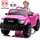 12V Dodge RAM 2500 Blue Kids Electric Car with Remote, Music & USB Port ...