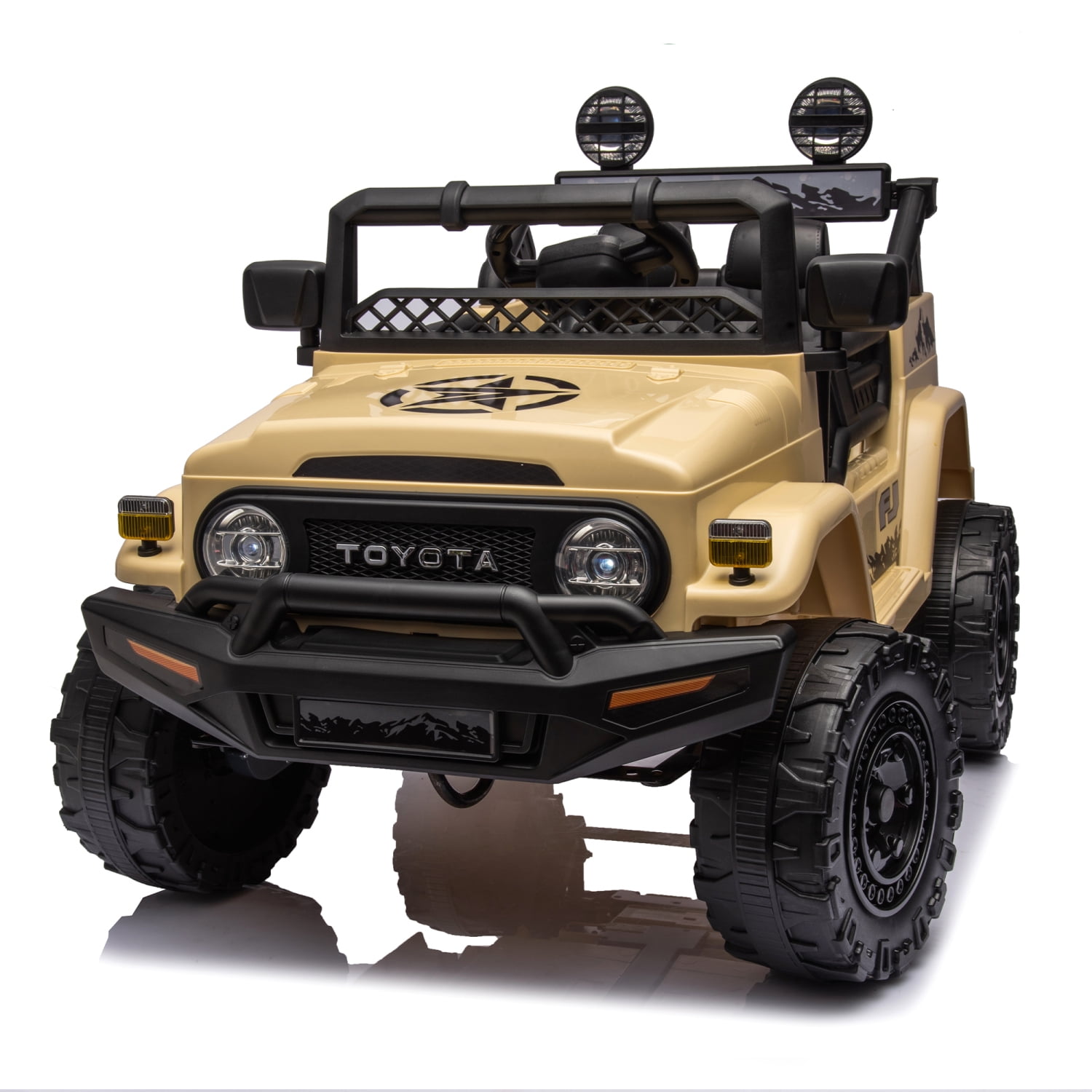 Licensed FJ Cruiser 12V ride on car 2.4G W/Parents Remote Control ...