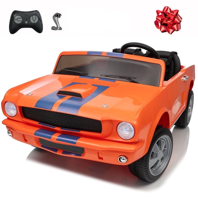 Joyracer Licensed Shelby GT350 Truck, 4WD Kids 24V Ride on Toy w ...