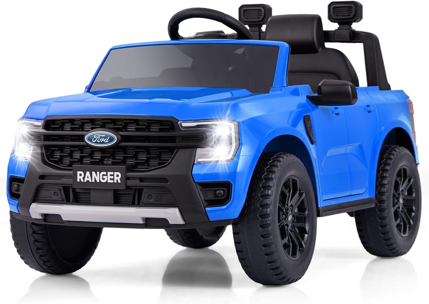 Licensed Ford Ranger Ride on Car for Kids by OLAKIDS, 12V Electric ...