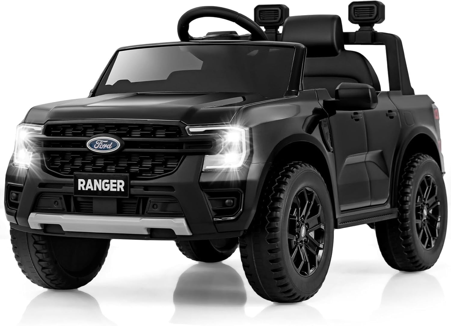 Licensed Ford Ranger Ride on Car for Kids by OLAKIDS, 12V Electric ...