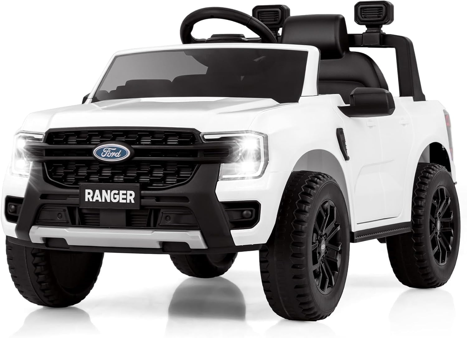 Licensed Ford Ranger Ride on Car for Kids by OLAKIDS, 12V Electric ...