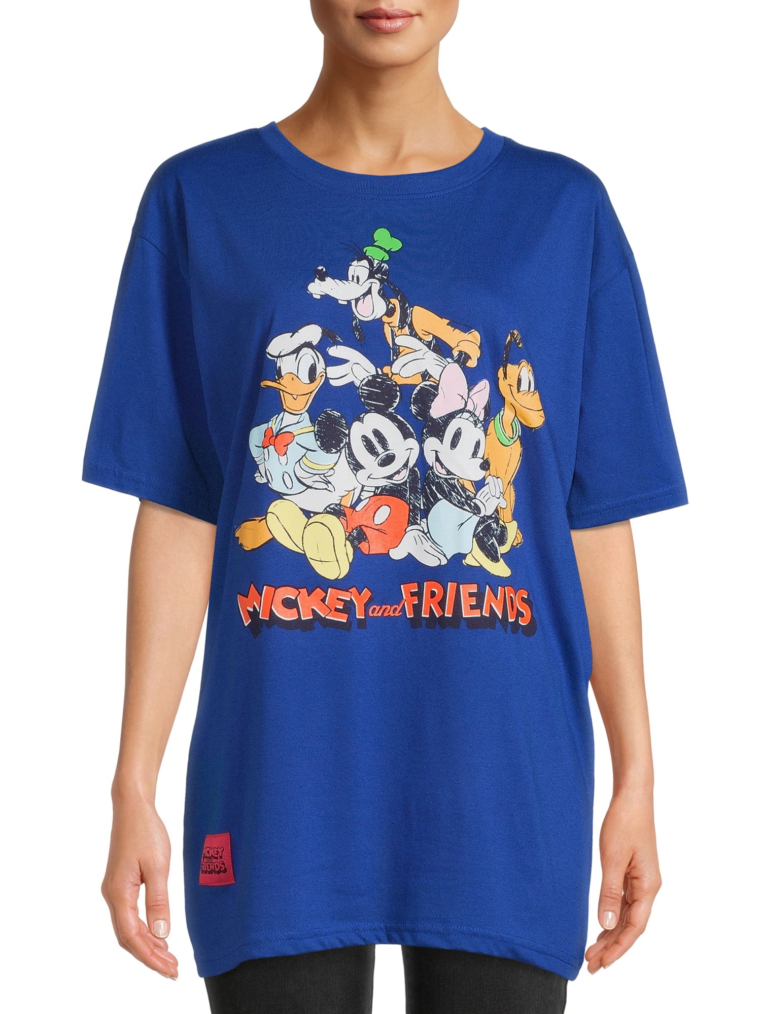 Licensed Graphics Women's Short Sleeve Crew Neck FAB 5 Sketch T-Shirt ...