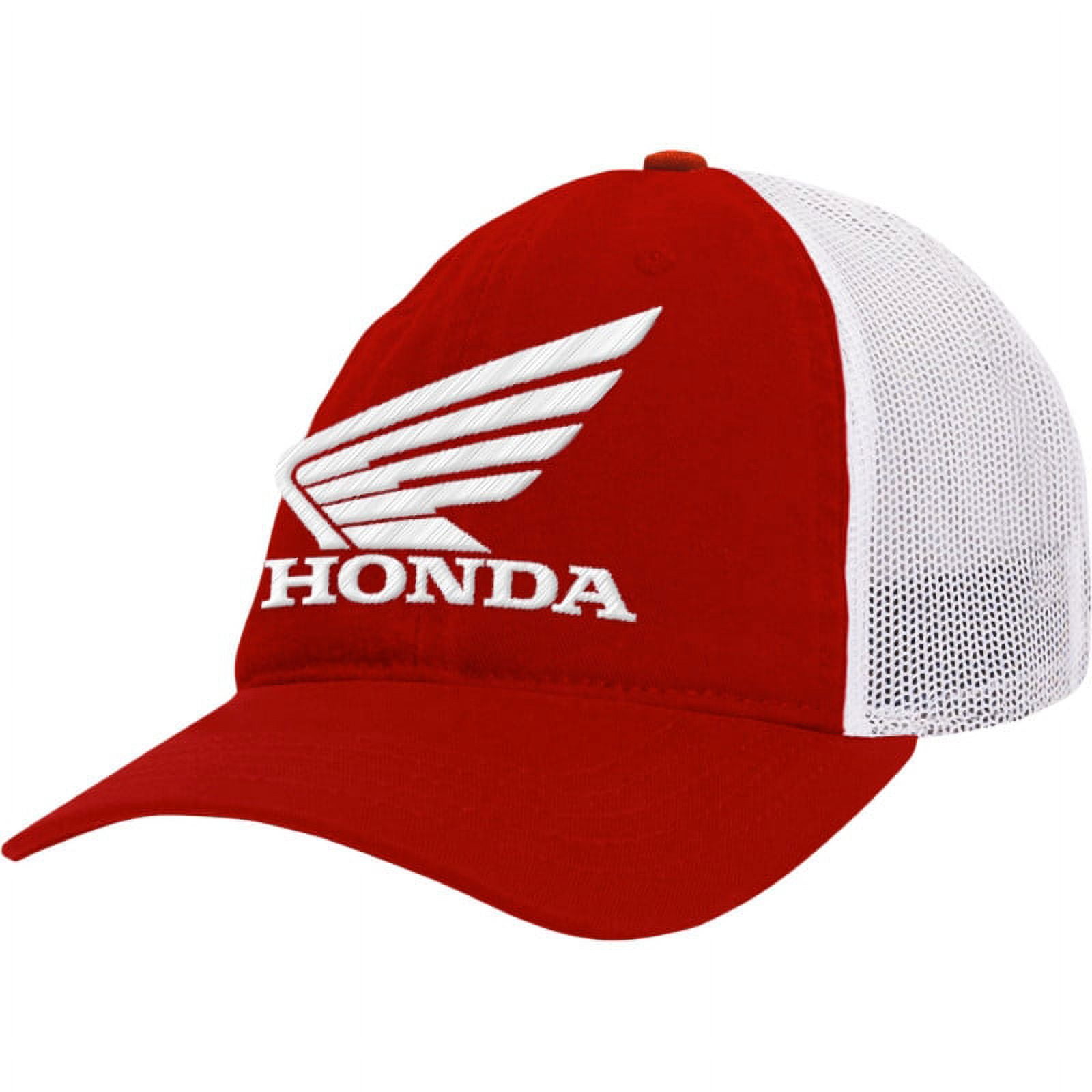 Licensed Honda Curved Bill Snapback Hat Red/White - Walmart.com