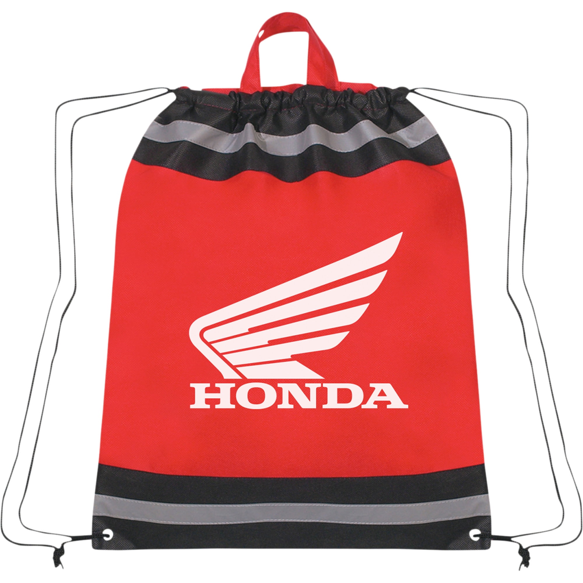Licensed Honda Wing Drawstring Bag Red/Black - Walmart.com