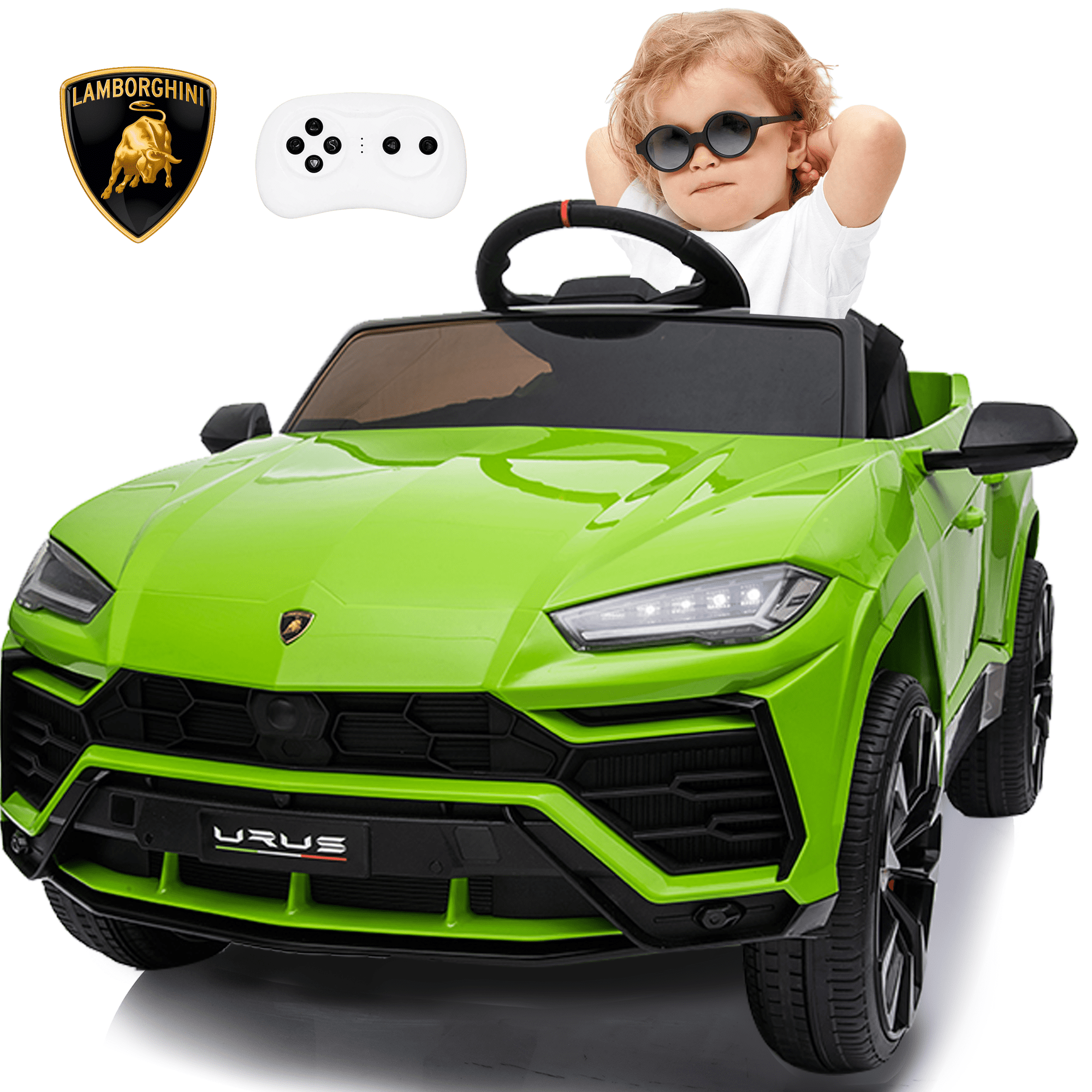 Licensed Lamborghini Urus Ride On Car Toy, 12V Battery Powered Electric ...