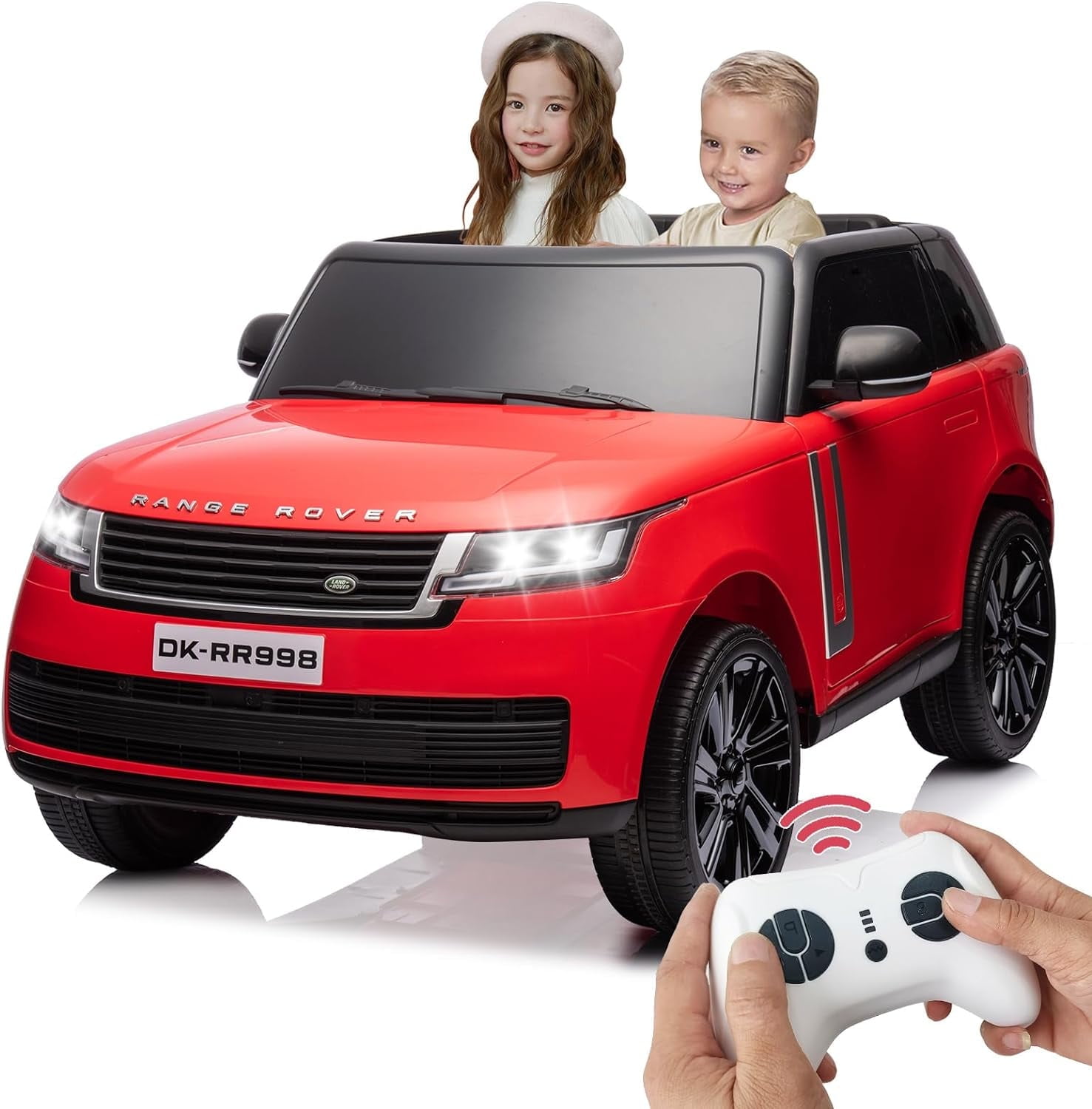 Licensed Land Rover 24V 2 Seater Kids Ride on Truck Car, Battery ...