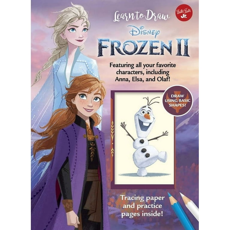 How To Draw Frozen Characters Olaf