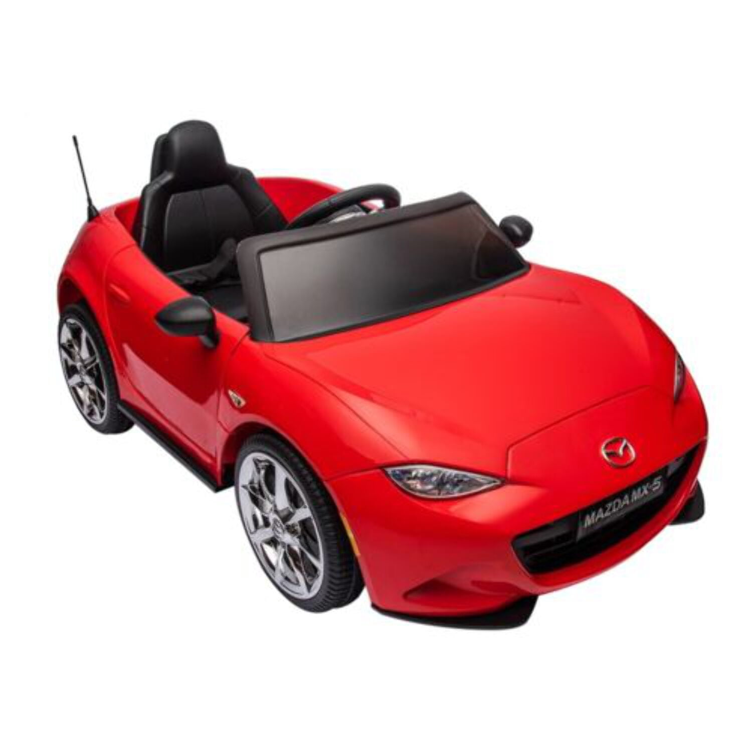 Licensed Mazda 12V Ride-On Car for Kids with Remote Control and LED ...