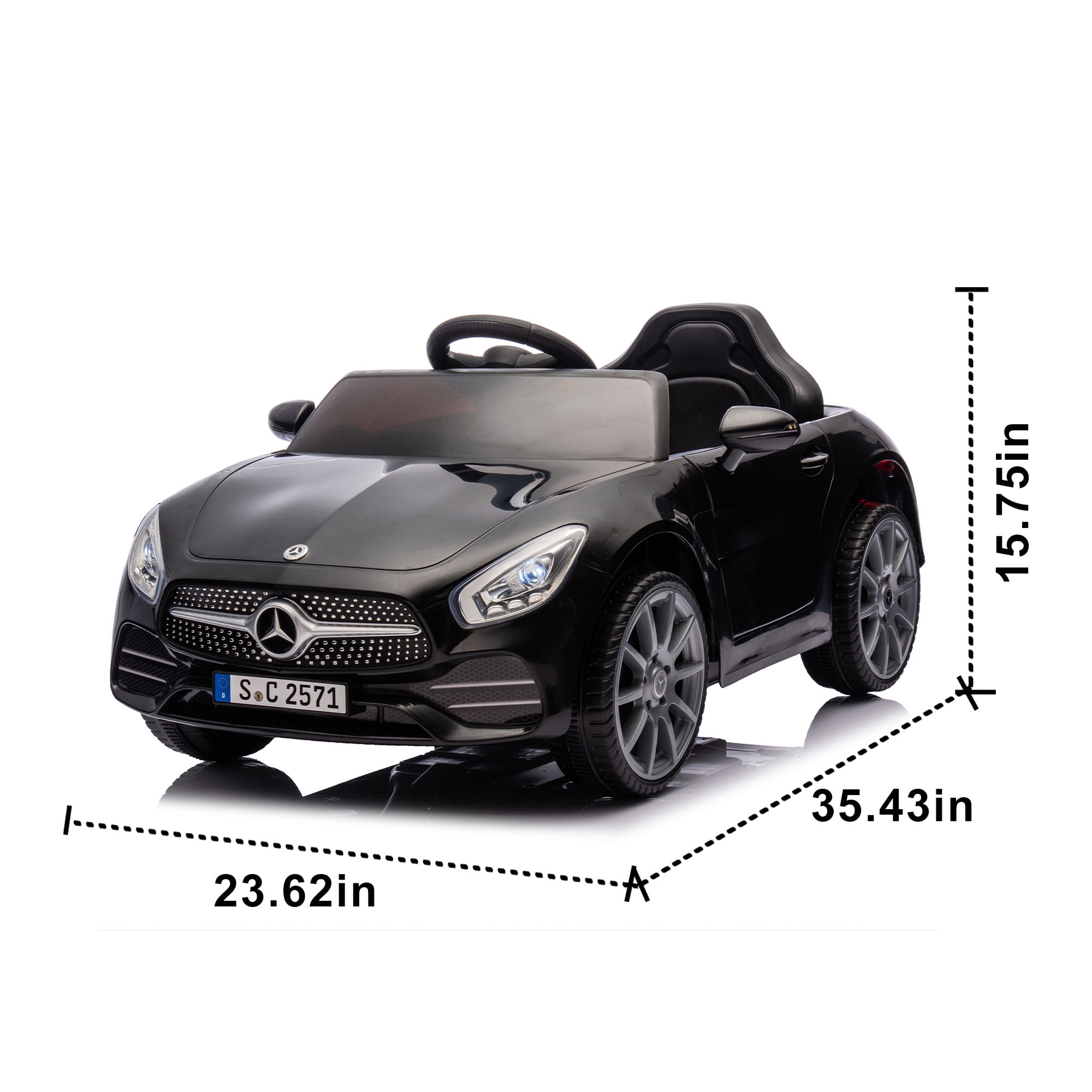 Licensed Mercedes-Benz CLS 350,12V Kids Ride On Toy Car w/Parents ...