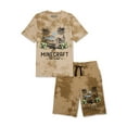 Licensed Minecraft Boys Fashion Tee Short Set, Sizes XS-2XL - Walmart.com