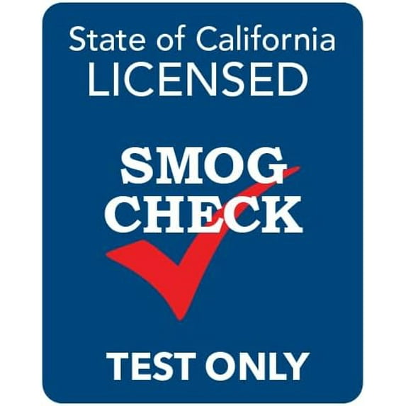 Licensed SMOG Check Test Only Sign - Single-Faced - 24X30 - Non ...