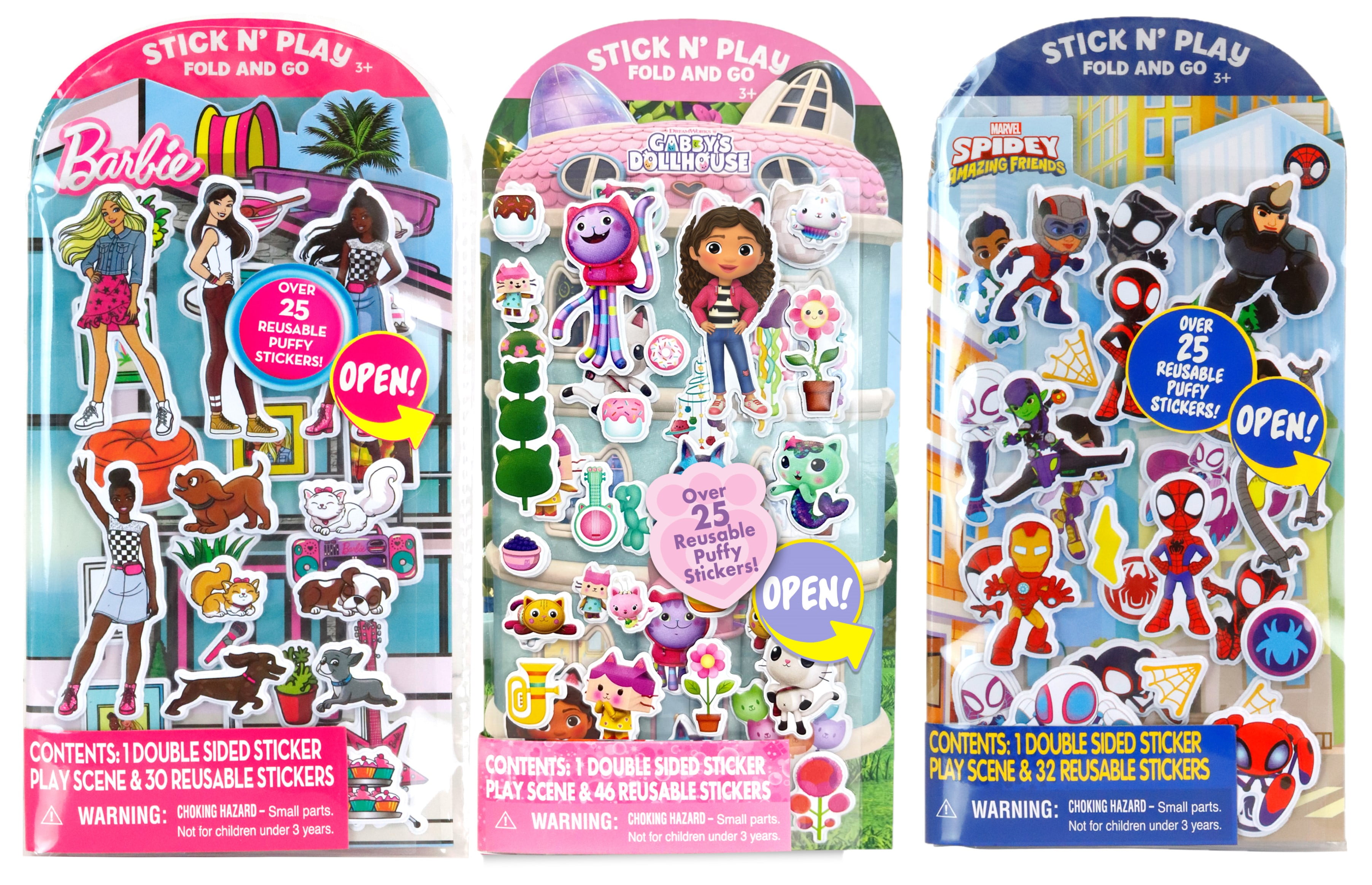Licensed Stick and Play Sticker Assortment, Multicolor, Paper - Walmart.com