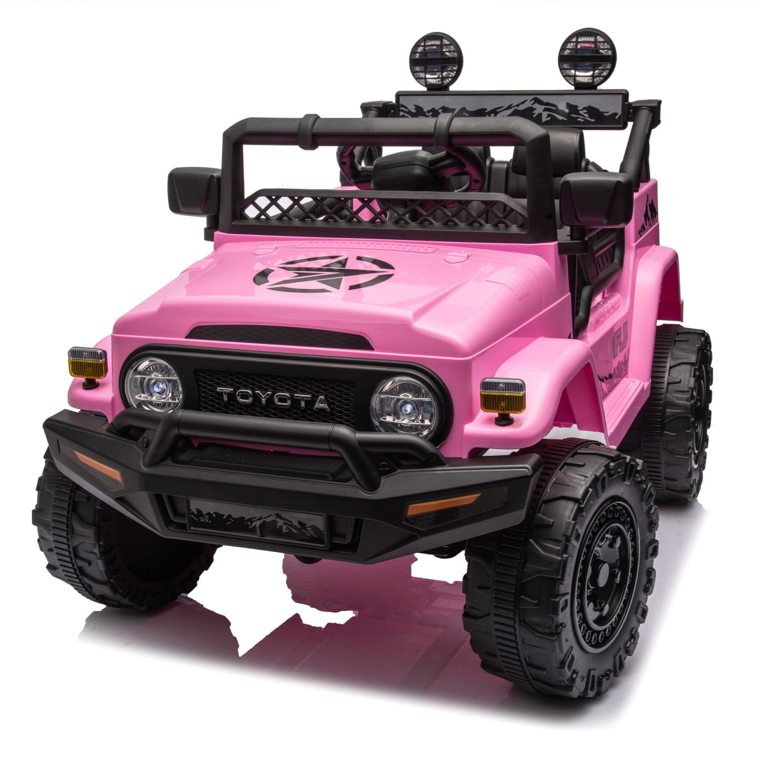 Licensed TOYOTA FJ Cruiser 12V Kids ride on car 2.4G W/Parents Remote ...