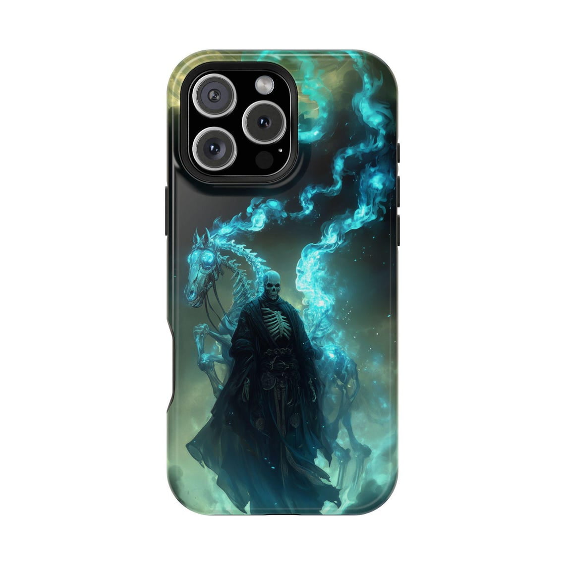 Lich Sorcerer Warlock Riding Bone Horse Dark Fantasy Art Case for ...