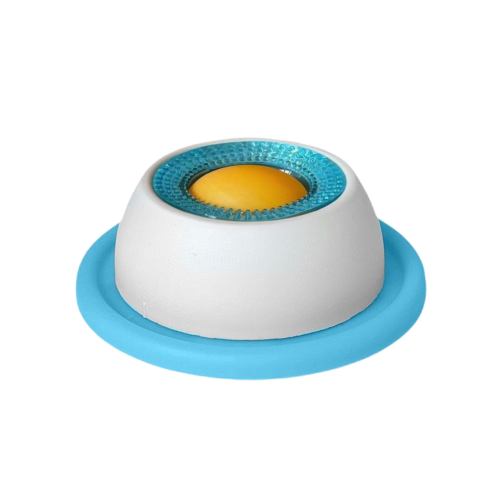 Lick Sphere Dog Anxiety Bowl, Blue Slow Feeder with Floating Ball ...