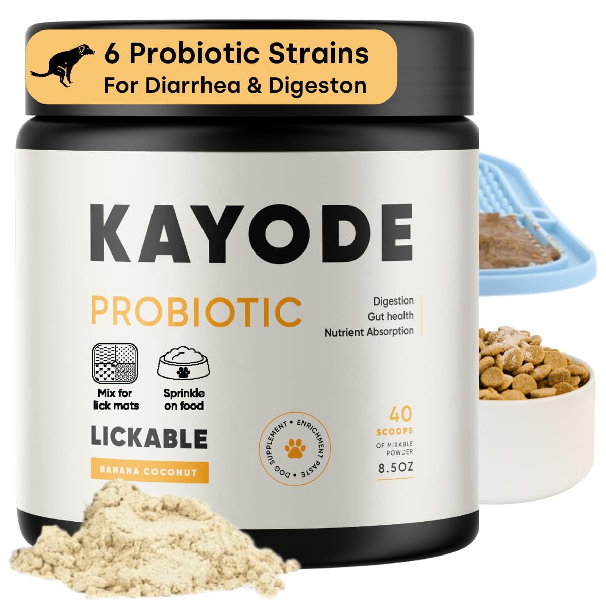 Lickable Probiotics For Dogs - Strong Dog Digestive Aid & Dog Diarrhea ...