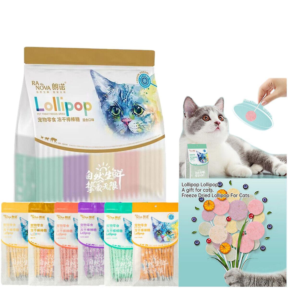 Lickable Wet Cat Treats,Celery Pets Lollipop Cat Treat, Freeze Dried ...