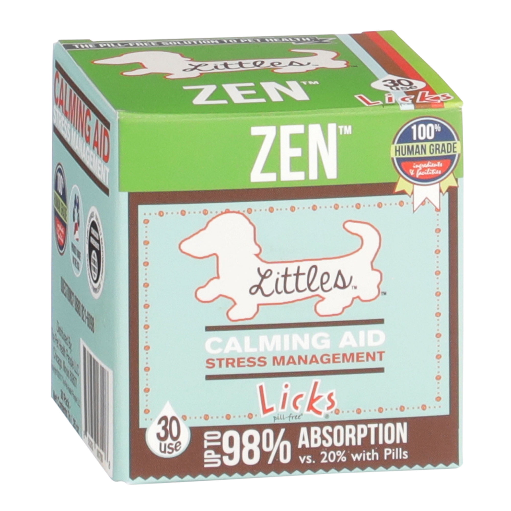 Licks Pill-Free Zen Small Breed Dog Calming Aid - Zen Calming Aid ...