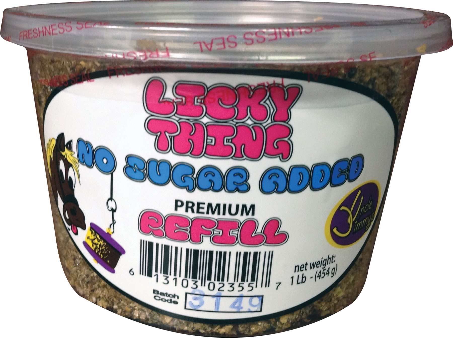 Uncle Jimmys Brand Ltnsa Sugar-Free Licky Thing Treat For Horses,Net Wt ...