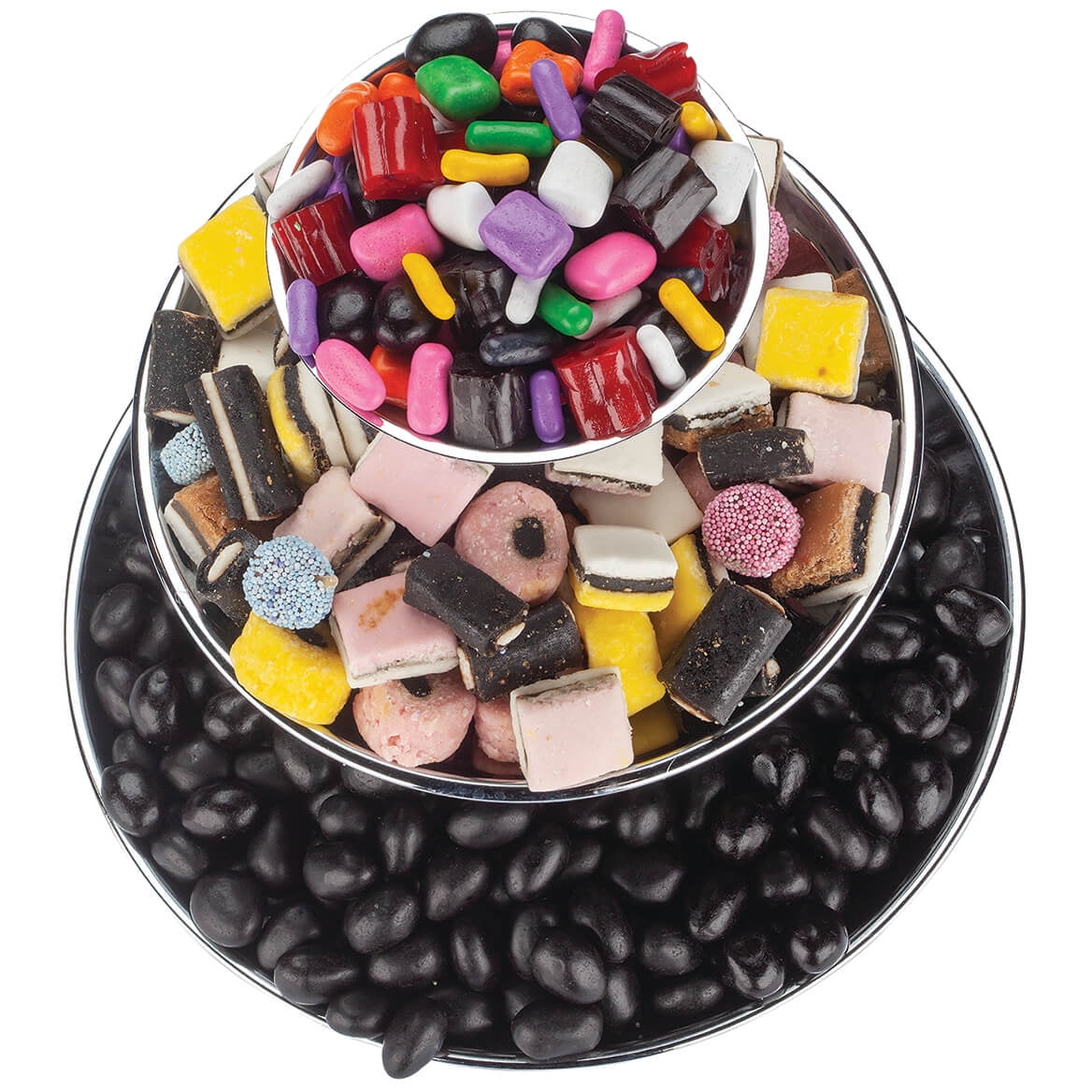 Licorice Lovers Candy Twists Set of 3 Favorites - Black Jelly Beans ...