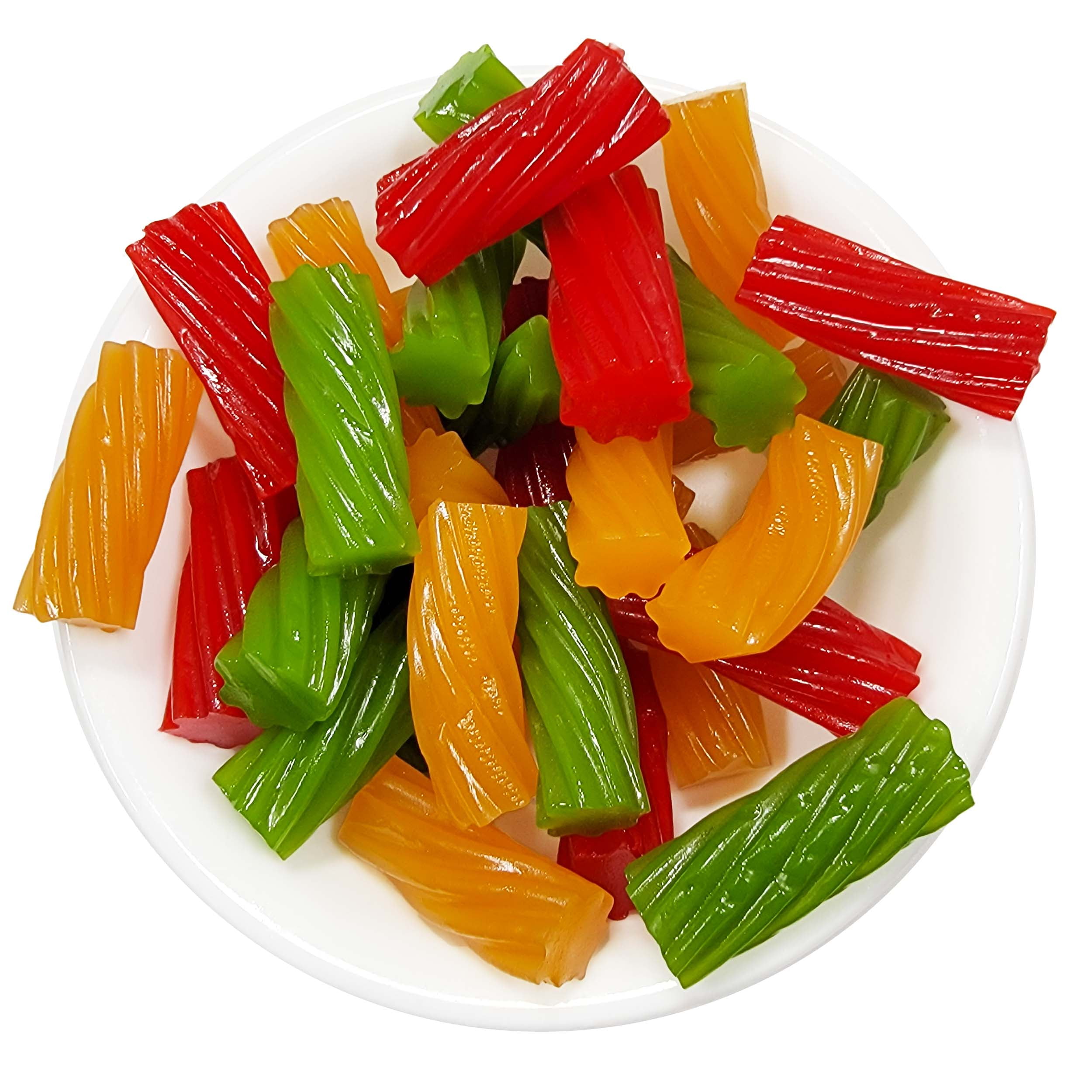 Licorice Twists Green Apple, Strawberry, Mango - Darrell Lea Australian ...