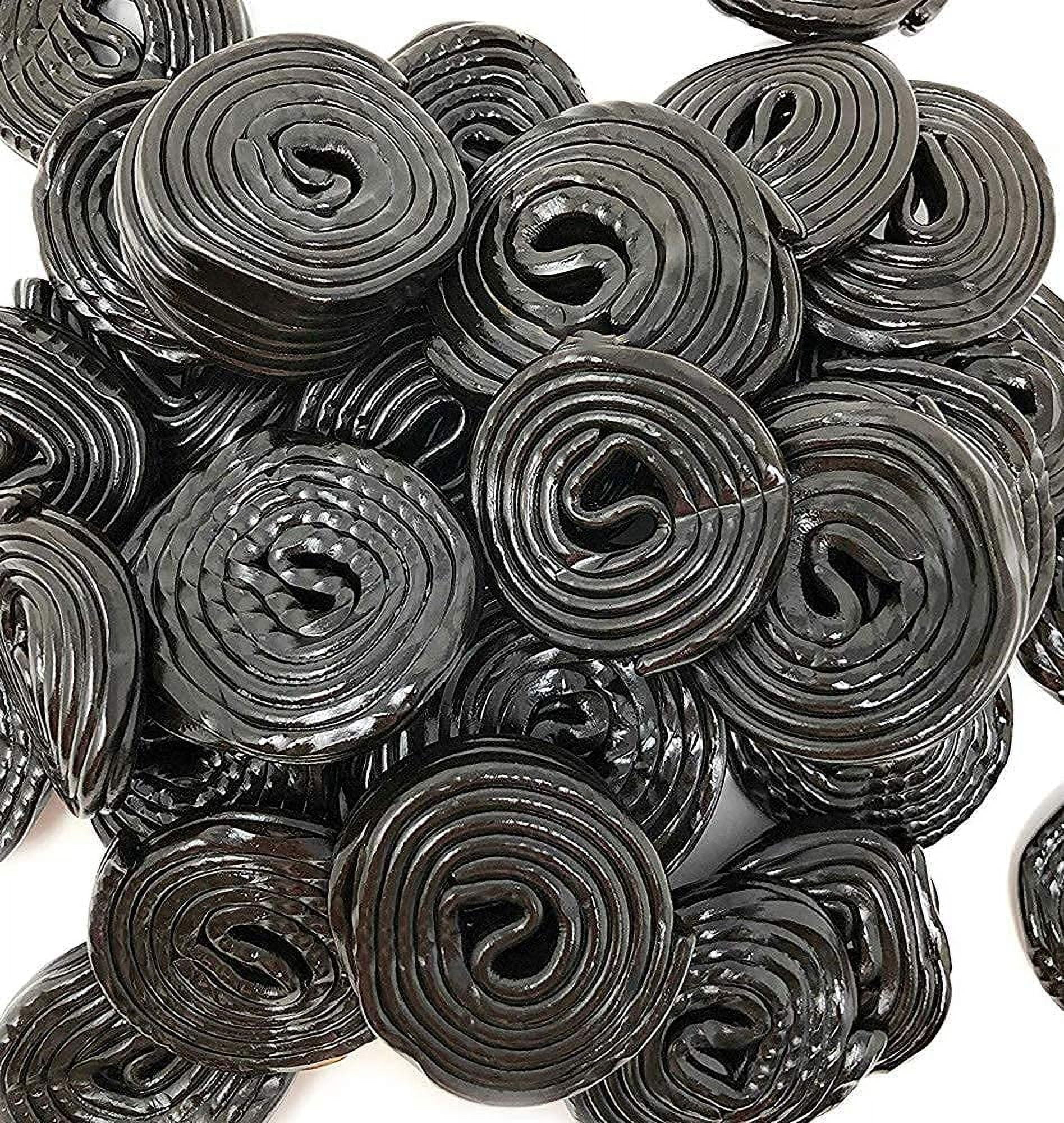 Licorice Wheels - Pin Wheels - Strawberry Wheels - Black licorice ...
