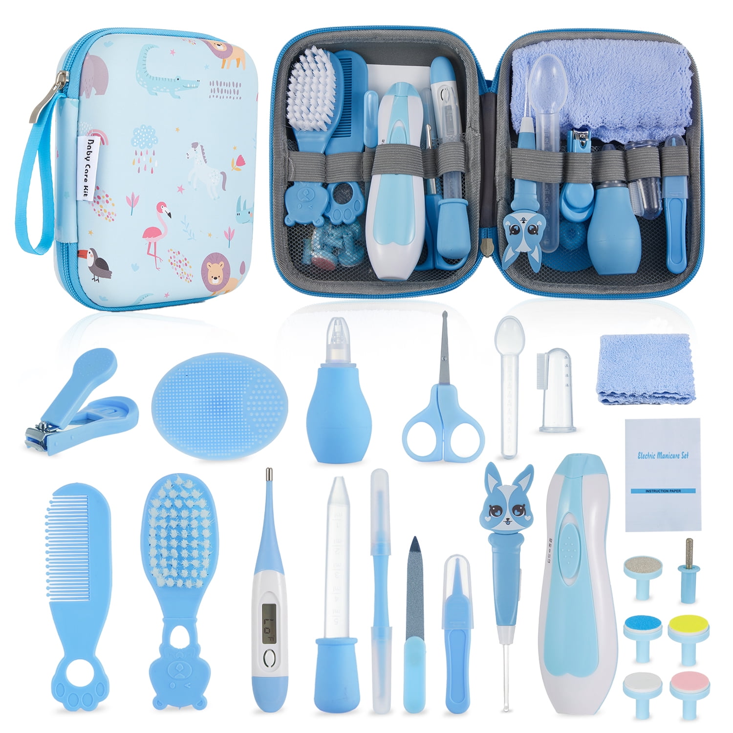 Lictin Baby Healthcare and Grooming Kit, 23-in-1 Infant Hygiene Set ...