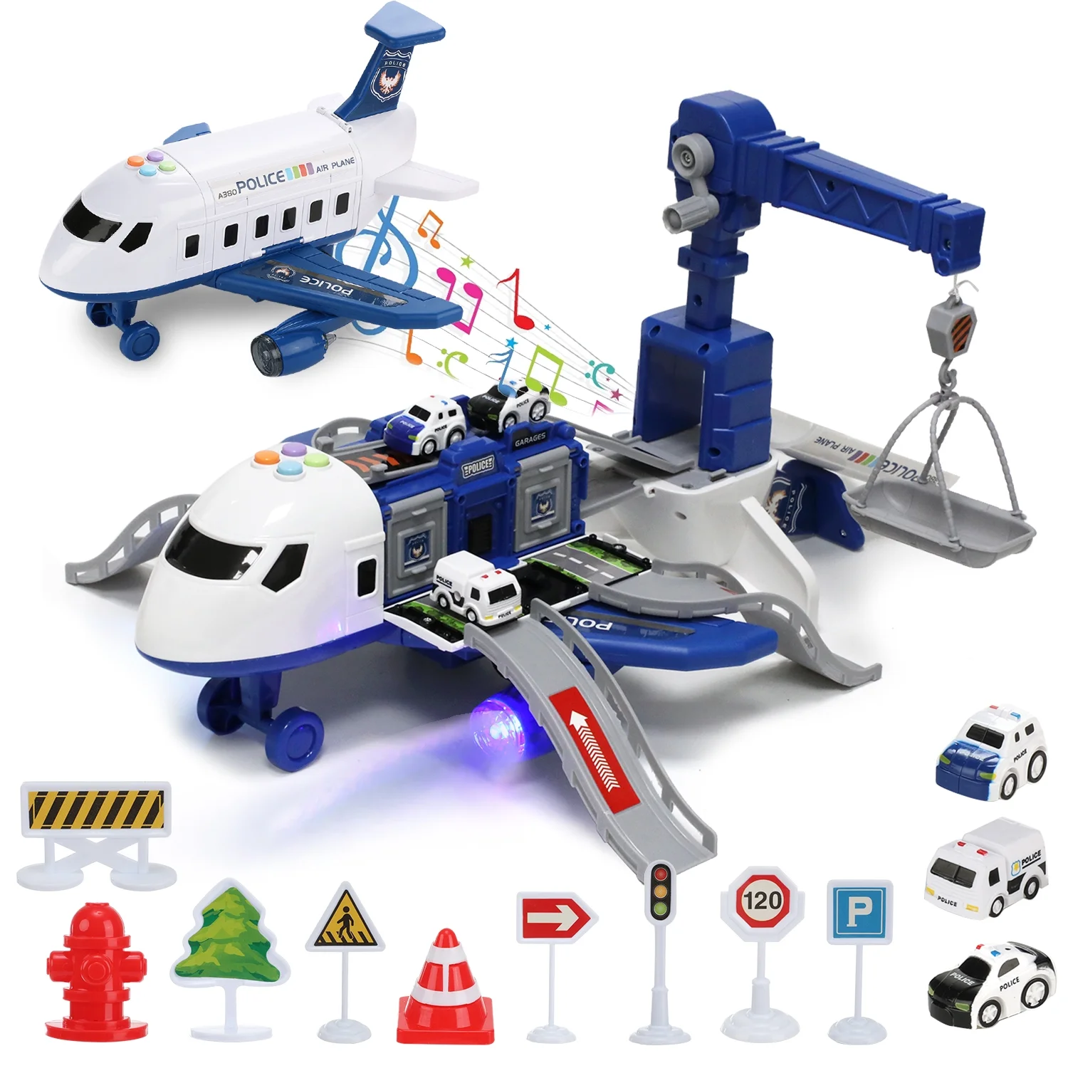 Lictin Storage Transport Plane Cargo for Kids, Transport Construction ...