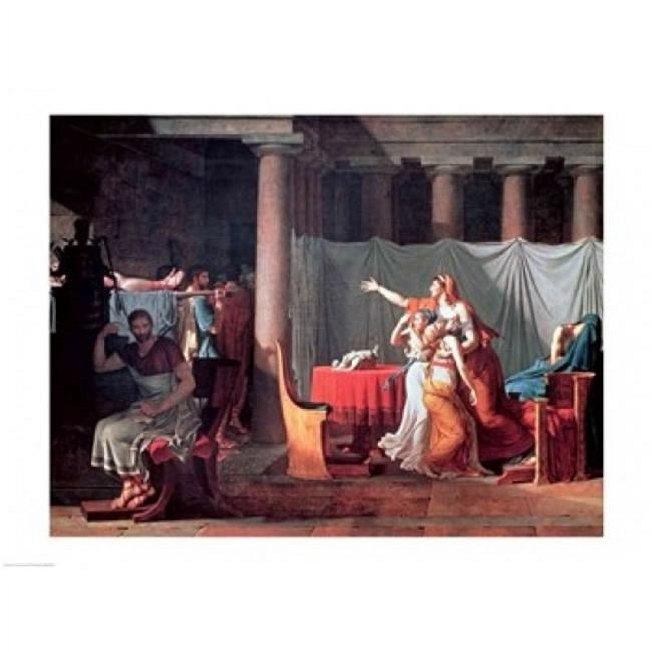 Lictors Bearing To Brutus The Bodies of His Sons 1789 Poster Print by ...