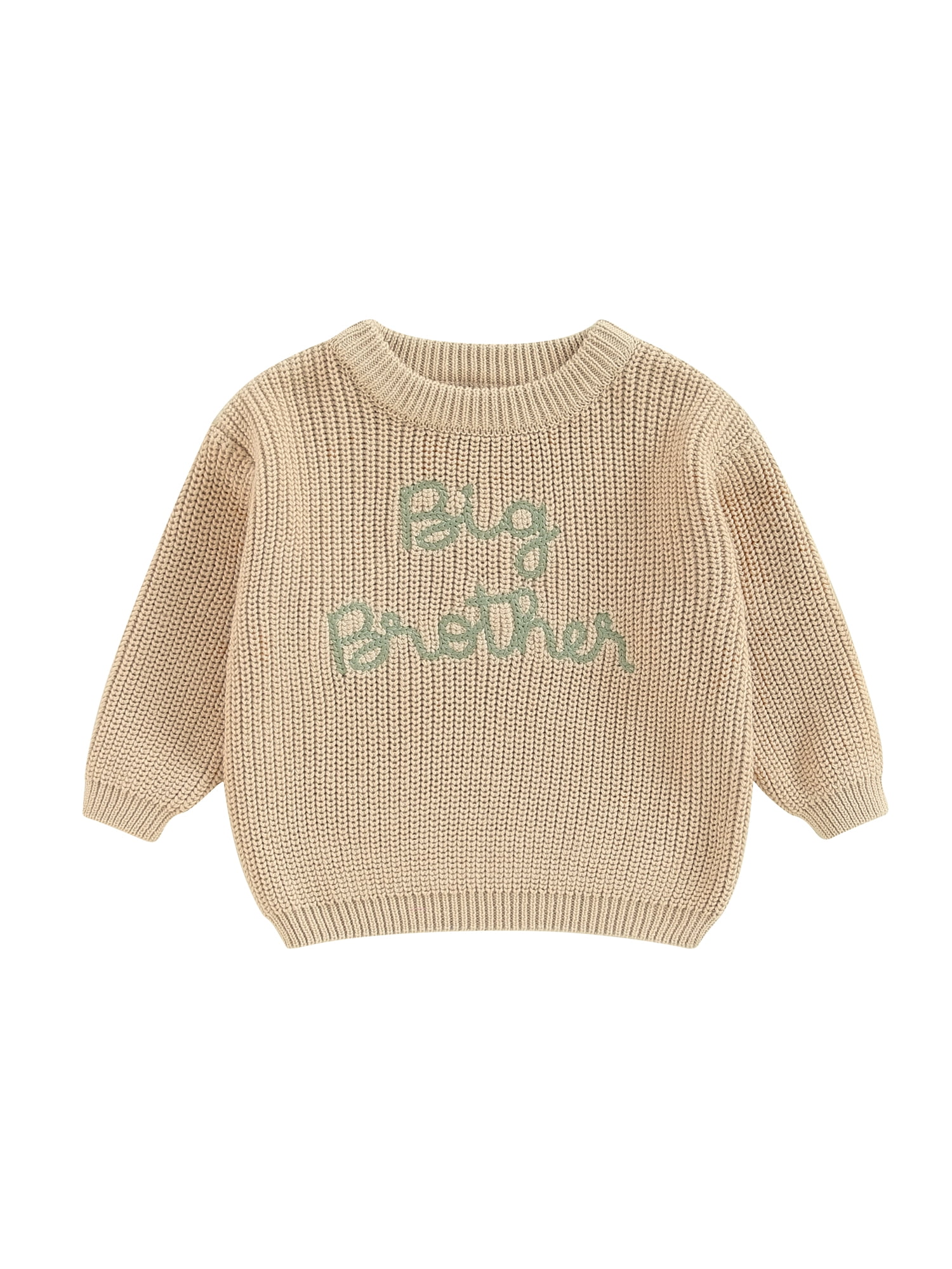 Licupiee Big Brother Little Brother Matching Outfits Letter Embroidery ...
