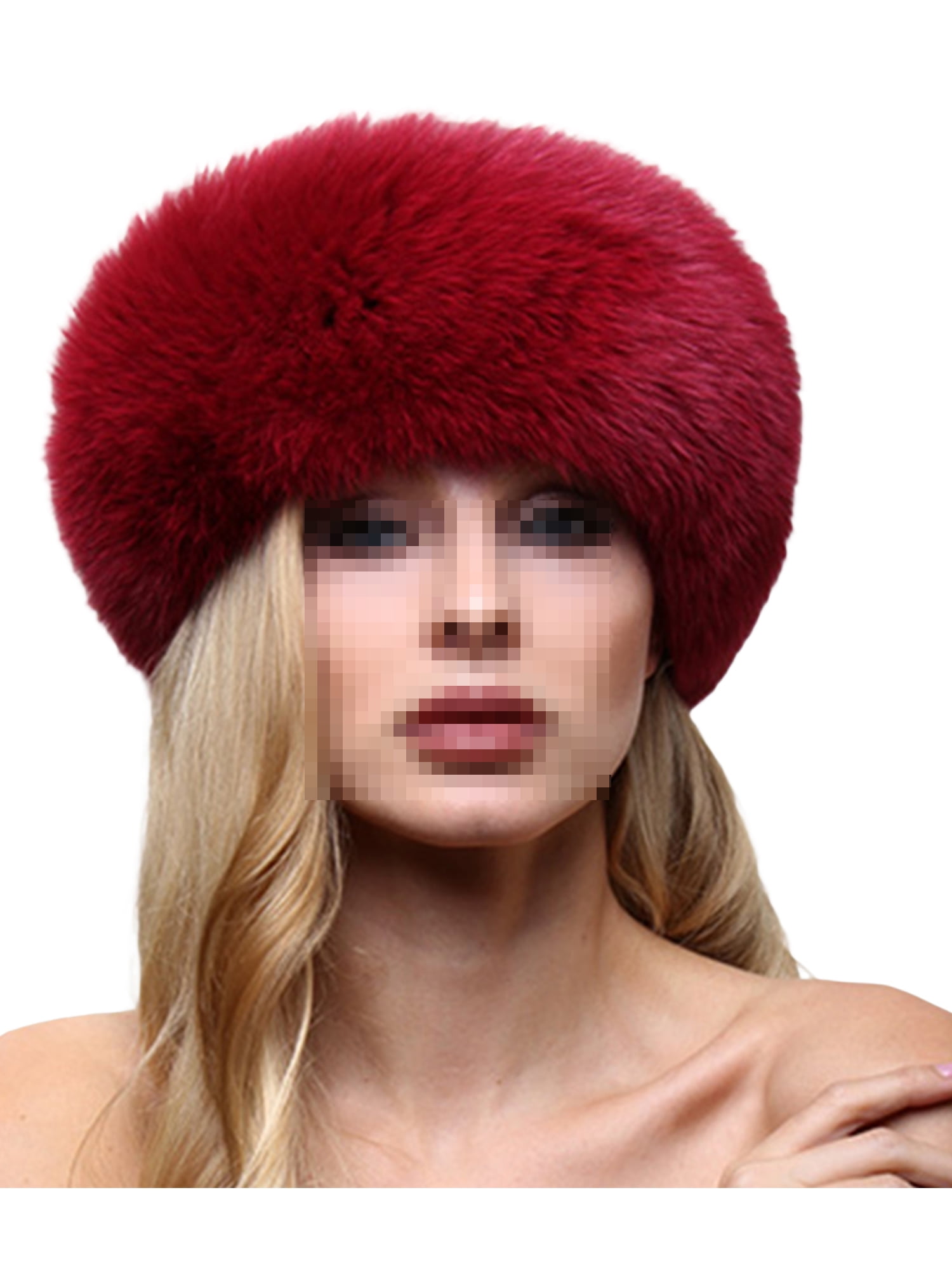 Licupiee Russian Faux Fur Hat for Women Ladies Girls Winter Warm ...