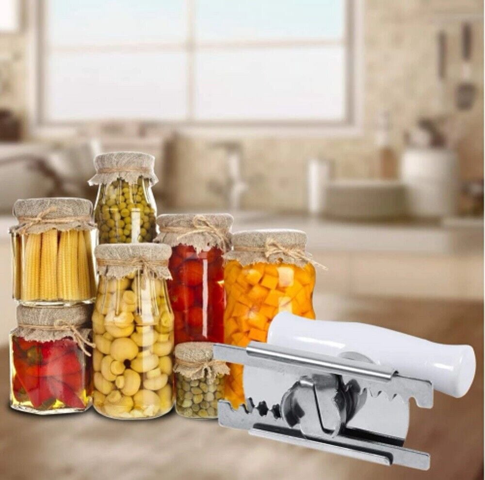 Lid & Bottle Cap Remover Tool-Adjustable Stainless Steel Jar Opener ...