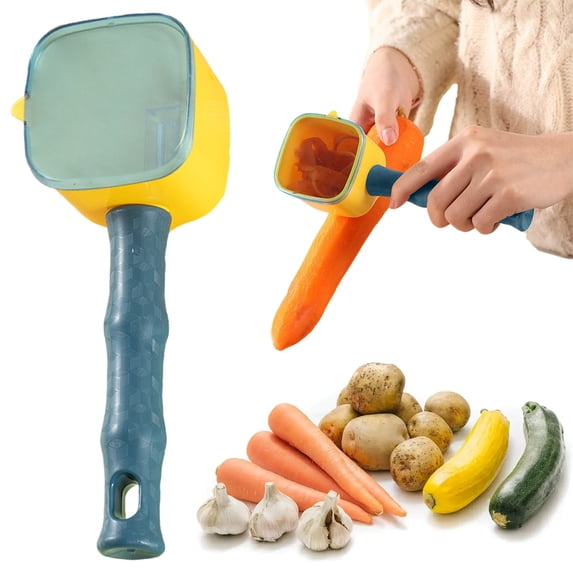 Lid Equipped Handheld Plastic Fruit Peeler Multifunctional Vegetable ...