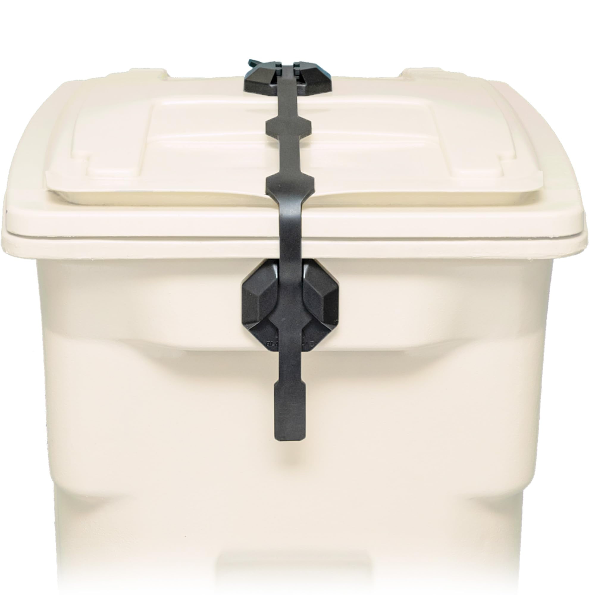 Lid Lock for 32-96 Gallon Trash Cans, Heavy Duty Strap to Secure ...