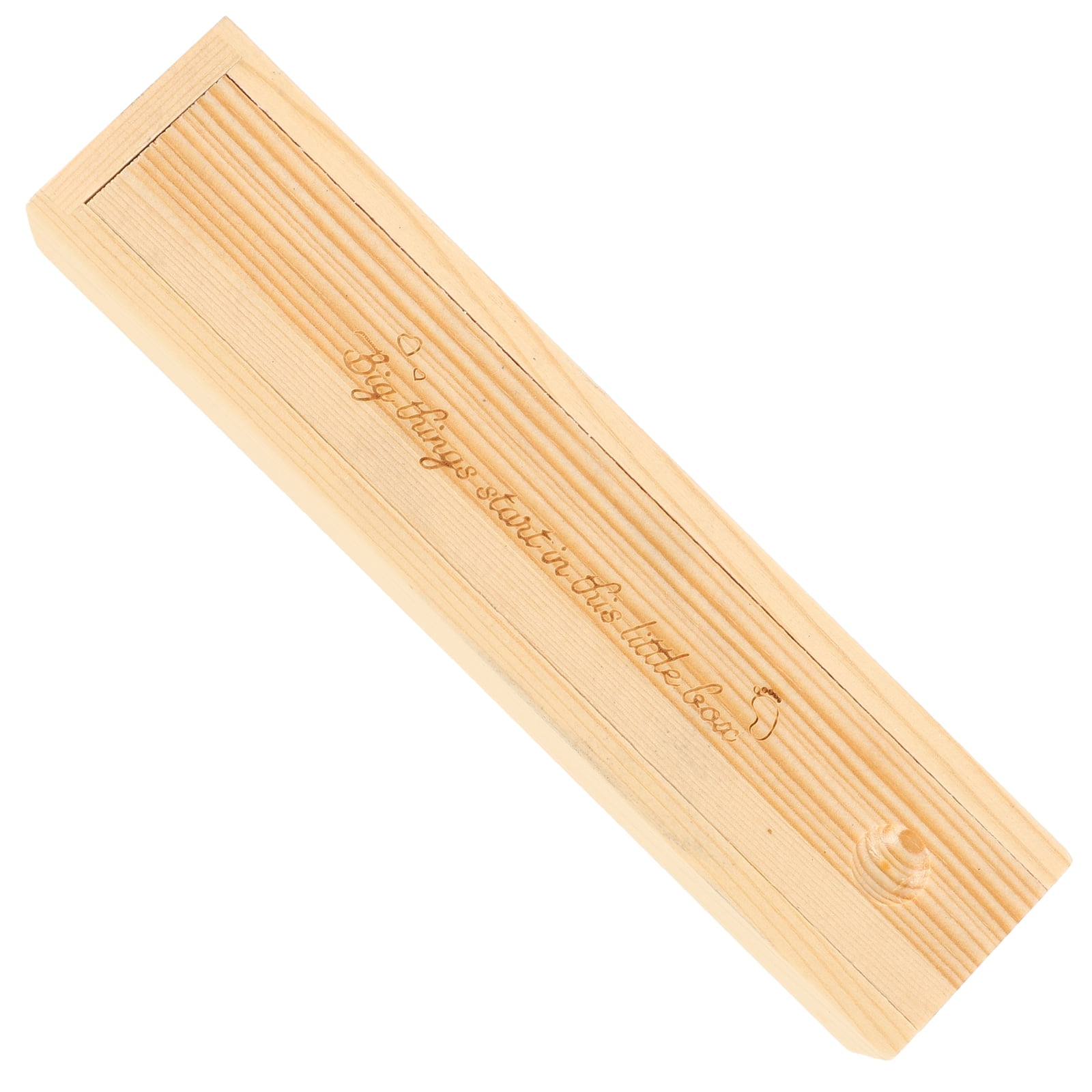 Lidded Pregnancy Test Case Wood Long Pregnancy Test Storage Case With ...