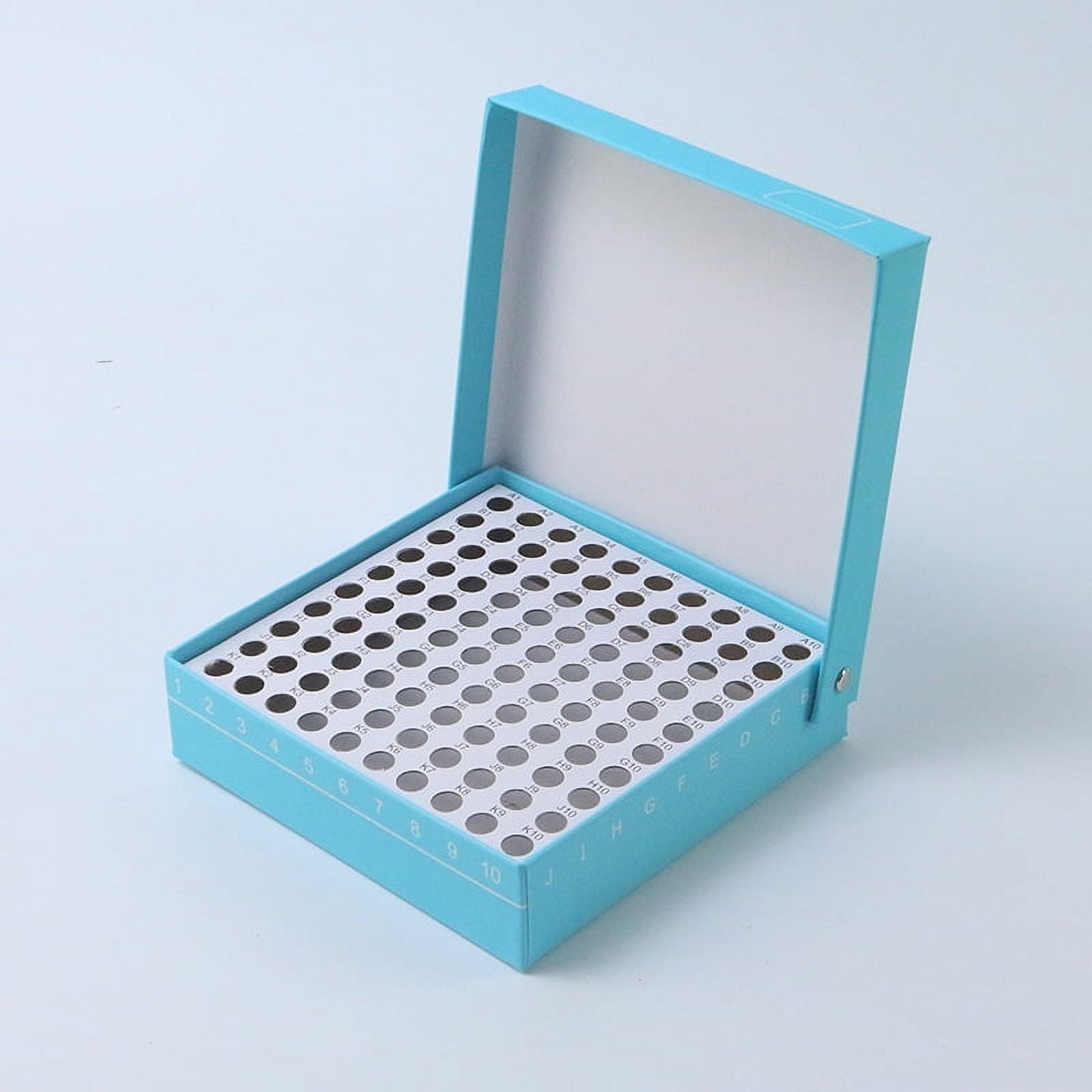 Lidded Storage Bin Paper Freezer Box with Compartments for Organized ...